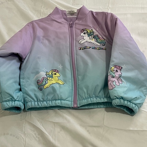 My Little Pony | Jackets & Coats | My Little Pony Lavender Jacket Girls ...